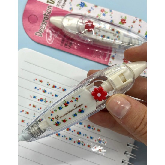 Kağıt Gemi Dükkan Çiçek Desenli Süsleme Bandı Tipex / Tipeks Fiyatı