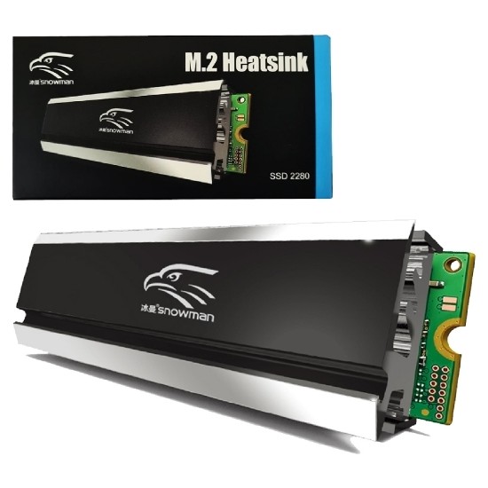 Snowman Heat Pipe M.2 2280 SSD Bakır + Alüminyum Nvme Ngff Fiyatı