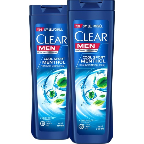 Clear Men Kepeğe Karşı Etkili Şampuan Cool Sport Menthol Fiyatı