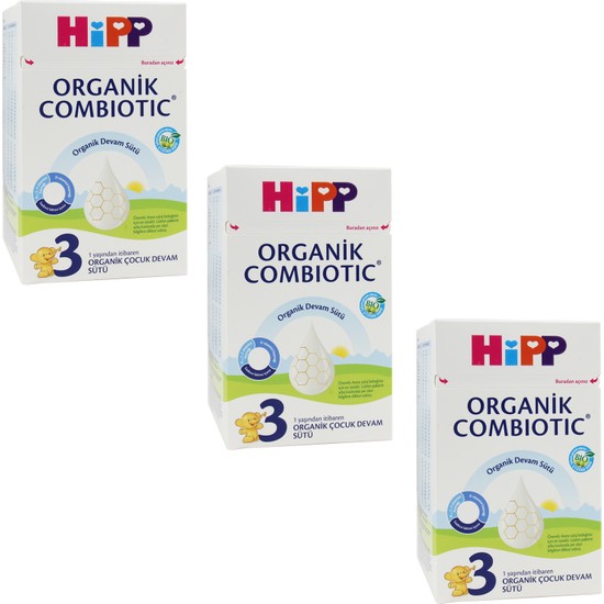 Hipp 3 Organik Combiotic Devam Sütü 800gr 3 Adet Fiyatı