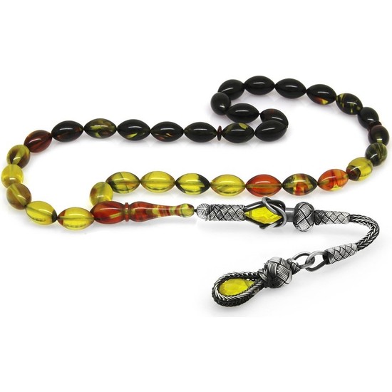 Tesbihane 1000 Ayar Gümüş Kazaz Püsküllü Arpa Kesim Süzme Fiyatı