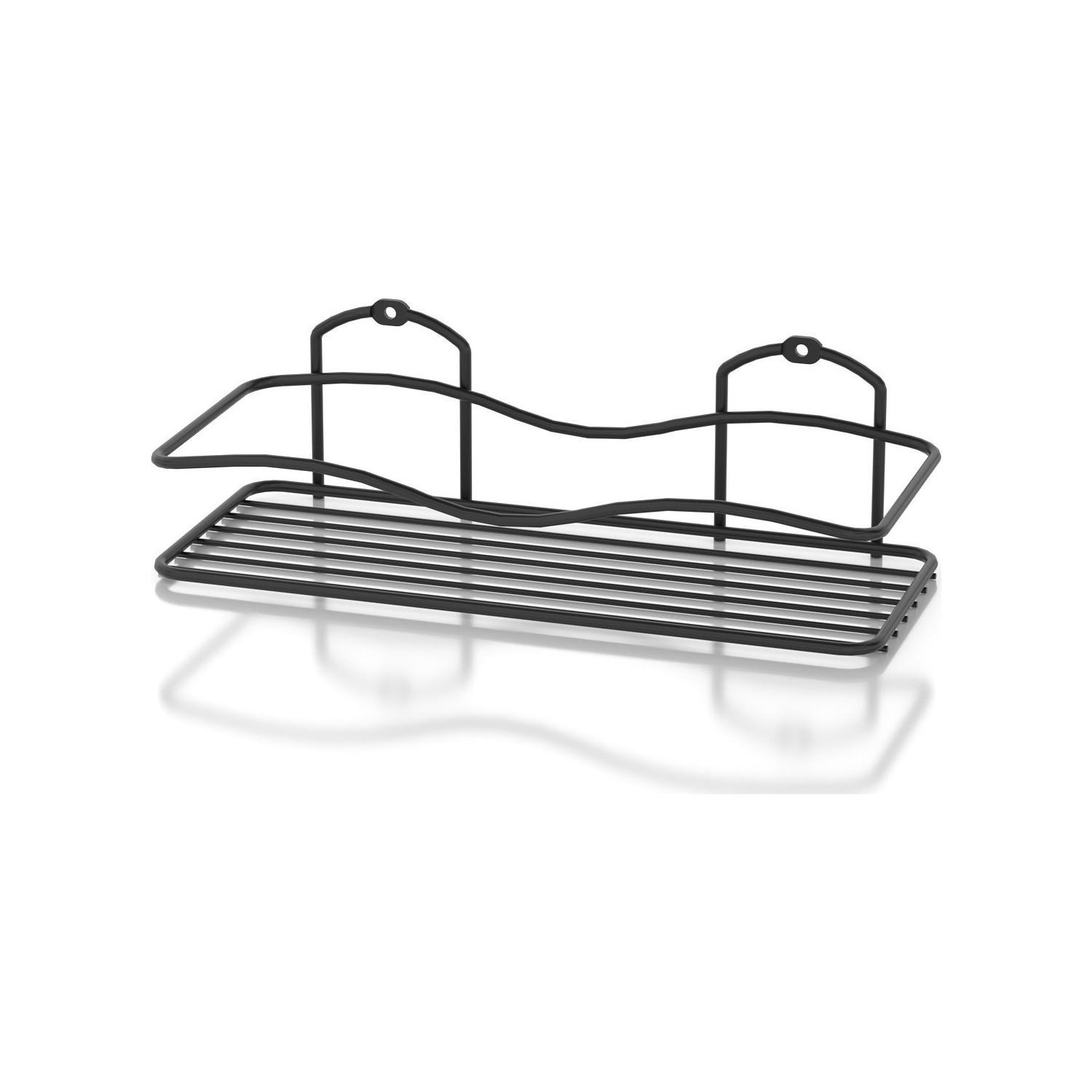 Tekno-tel Tek Katlı Banyo Rafı Mat Siyah Bk011 Fiyatı