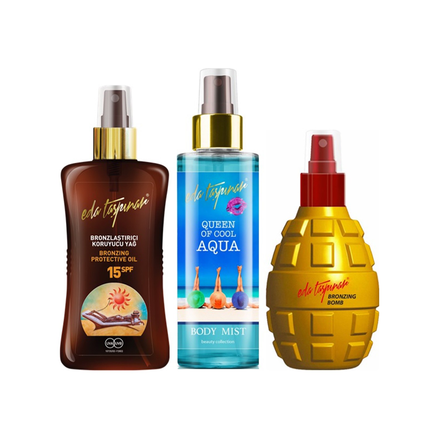 Eda Taşpınar Bronzing Bomb 200 ml + Bronzlaştırıcı Yağ SPF15 Fiyatı