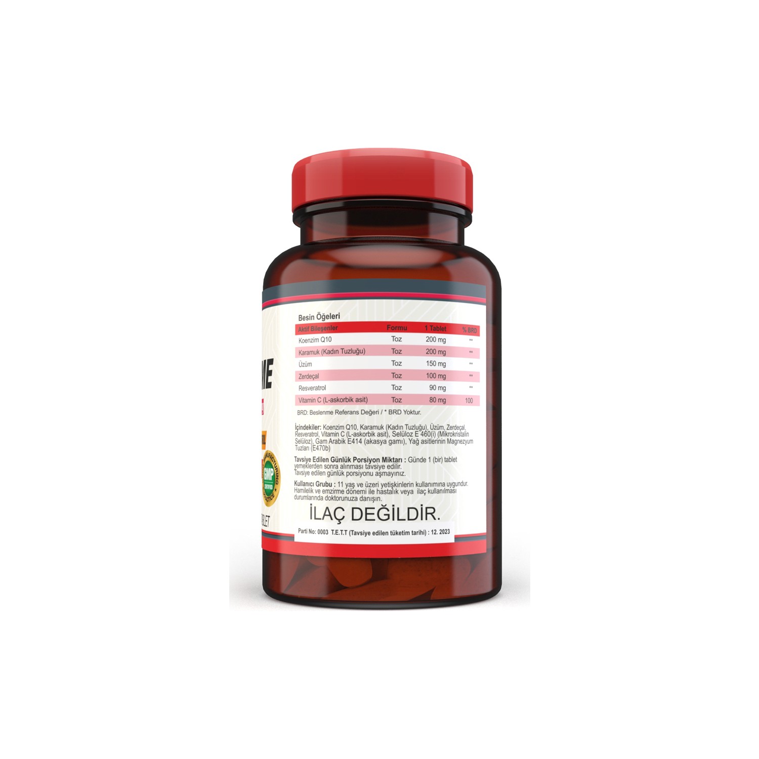 Nevfix Coenzyme Q10 200 mg Koenzim Q10 120 Tablet x 3 Kutu Fiyatı