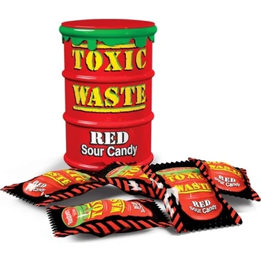 Toxic Waste Red Sour Candy 42