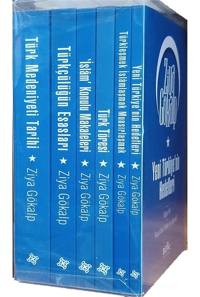 Ziya Gökalp Kitaplığı (6 Kitaplık Set) - Ziya Gökalp