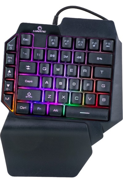 Lunatic RGB KB-L24 Mekanik Hisli Mini Pubg Gaming Klavye Lunatic RGB KB-L24 Mekanik Hisli Mini Pubg Gaming Klavye