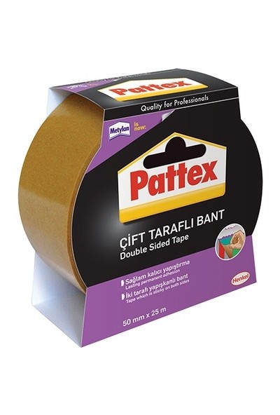Pattex Çift Taraflı Bant 50 mm x 25 m