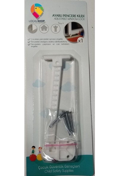 Localshop Ask Ayarlı Pencere Kilidi 2'li