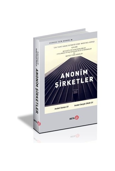 Anonim Şirketler - Osman Oy - Gerçek Onur Oy Anonim Şirketler - Osman Oy - Gerçek Onur Oy