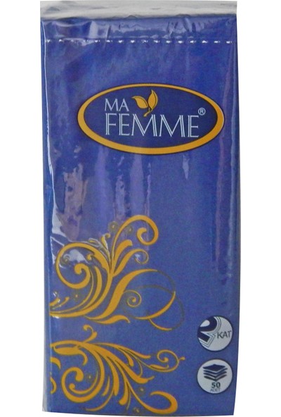 Ma Femme Lacivert Kağıt Peçete