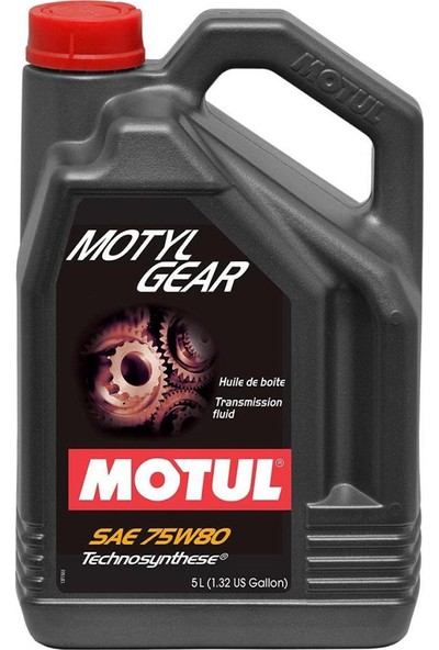 Motul Motylgear 75W80 Şanzıman Yağı 5 lt Motul Motylgear 75W80 Şanzıman Yağı 5 lt