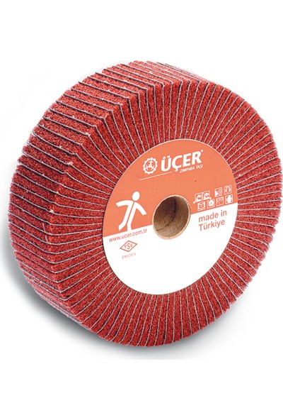 Üçer Zımpara Dairesel Elyaf Zımpara Mop - Kombi 165 x 30 x 25