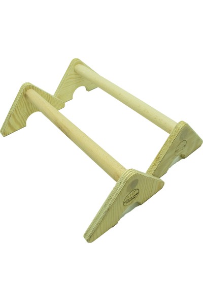 Atölye Hobi Tasarım Ahşap Şınav Barı - Parallet Bar -Pilates - Armut Bar