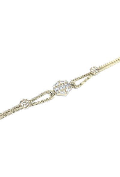 Usta Kuyumculuk Jesica Italyan Zincirli Sarı Altın Bileklik