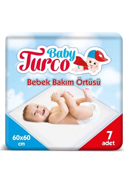 Baby Turco Bebek Bakım Örtüsü - 7 Adet