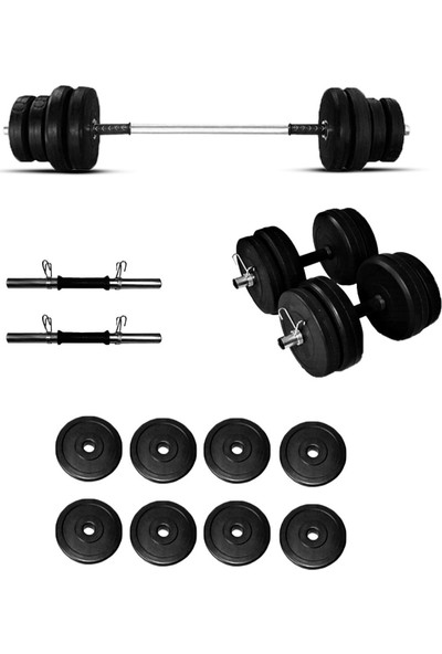 Borçin Borçinspor 25 kg Halter-Dambıl Seti- Ağırlık Seti-Vücut Geliştirme Seti Borçin Borçinspor 25 kg Halter-Dambıl Seti- Ağırlık Seti-Vücut Geliştirme Seti