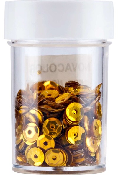 Nova Color Elişi Için Yuvarlak Pul Sarı