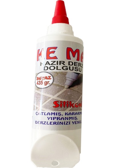 Kema Hazır Derz Dolgu Silikonlu 435 gr Kema Hazır Derz Dolgu Silikonlu 435 gr