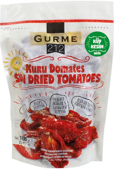 Gurme212 Naturel Güneşte Kurutulmuş Domates ‐ Yemeğe Hazır ‐ Küp Kesim 1000 gr Gurme212 Naturel Güneşte Kurutulmuş Domates ‐ Yemeğe Hazır ‐ Küp Kesim 1000 gr