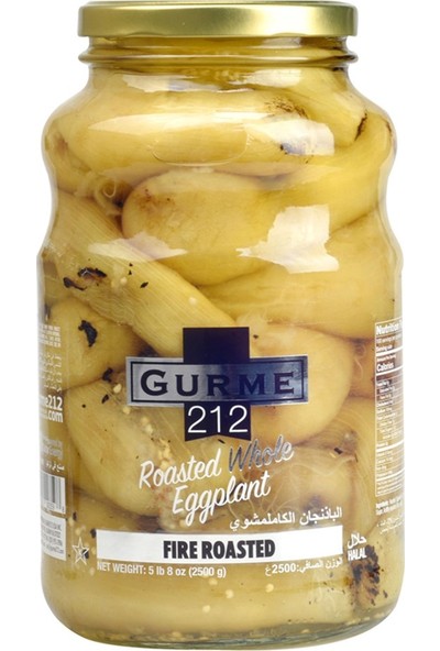 Gurme212 Közlenmiş Patlıcan Bütün 2650 ml Gurme212 Közlenmiş Patlıcan Bütün 2650 ml