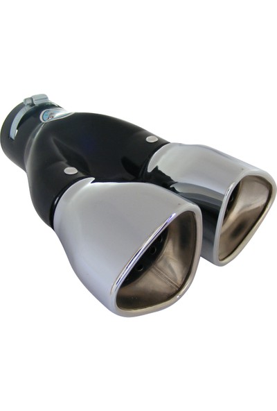 Trend Garaj Çiftli Üçgen Kromajlı Egzoz Ucu 289
