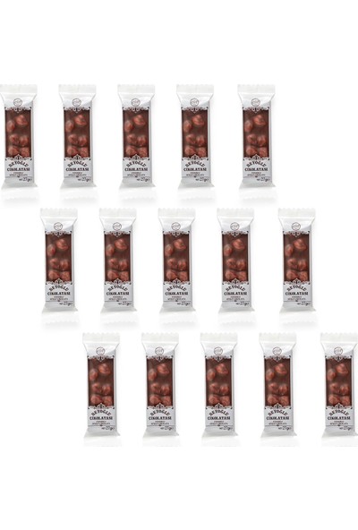 Meşhur Beyoğlu Çikolatası Fındıklı Sütlü Tablet Çikolata 15'li Set (15x30g) Glutensiz Meşhur Beyoğlu Çikolatası Fındıklı Sütlü Tablet Çikolata 15'li Set (15x30g) Glutensiz