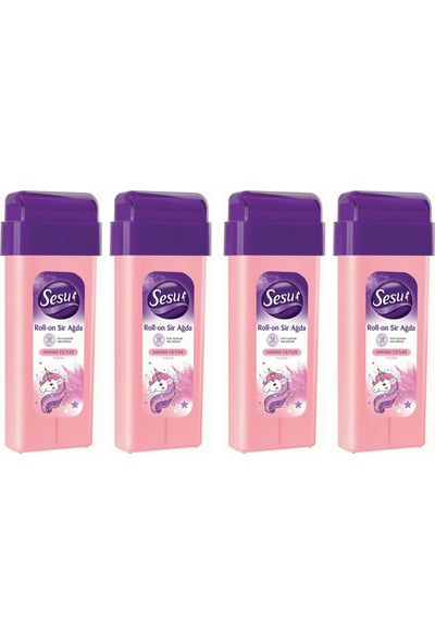 Sesu Roll-On Sir Ağda Hassas Ciltler Kartuş Ağda 100 ml 4 Adet Sesu Roll-On Sir Ağda Hassas Ciltler Kartuş Ağda 100 ml 4 Adet