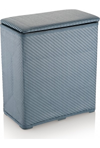 Gedy Ambrogio Çamaşır Sepeti Deri Mavi