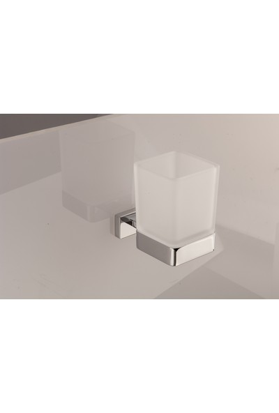 İnda Lea Duvara Monte Diş Fırçalık Krom