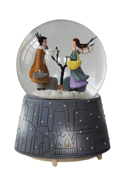 Fabess Kar Küresi Kış Masalı Müzikli Püskürtmeli Büyük Boy