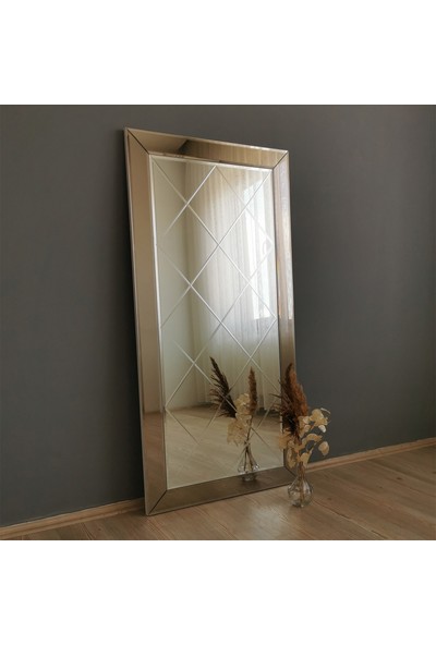 Neo Still Bronz Kenarlı Baklava Boy Ayna A330D