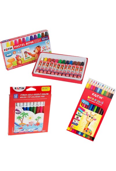 Fatih Okul Ögrenci Kirtasiye Boya Seti OFISINN-018 Fatih Okul Ögrenci Kirtasiye Boya Seti OFISINN-018