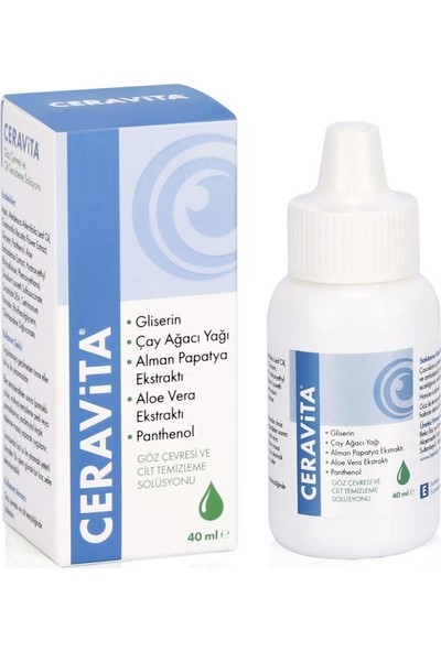 Ceravita Likit Göz Çevresi ve Cilt Temizleme Solüsyonu 40 ml