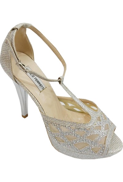 Marco Ferretti 398 Abiye Platform Topuklu Sandalet Marco Ferretti 398 Abiye Platform Topuklu Sandalet