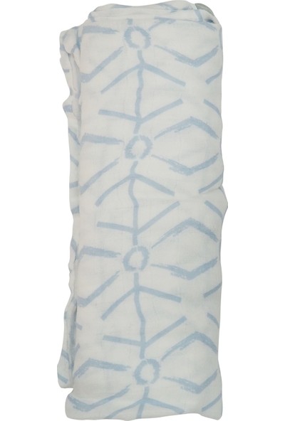 Posh Baby Mavi Çöp Adam Tekli Örtü 1001-16