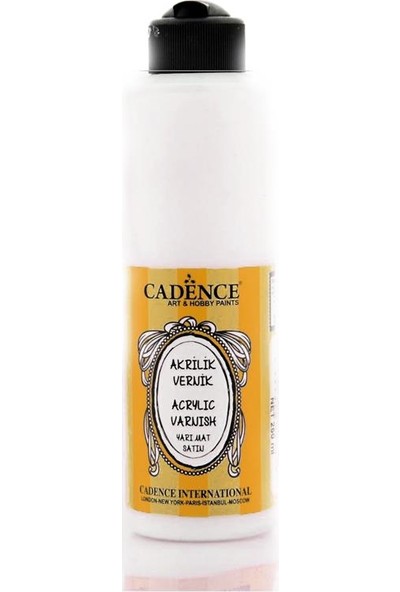 Cadence Su Bazlı Vernik Yarı Mat 250 ml Cadence Su Bazlı Vernik Yarı Mat 250 ml