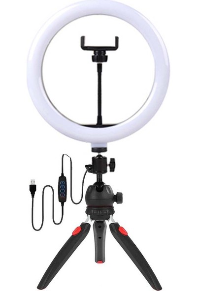 Wlue Youtuber LED Işıklı Tripod Selfie Kuaför Makyaj Işığı Sürekli Ring Light 10 Wlue Youtuber LED Işıklı Tripod Selfie Kuaför Makyaj Işığı Sürekli Ring Light 10