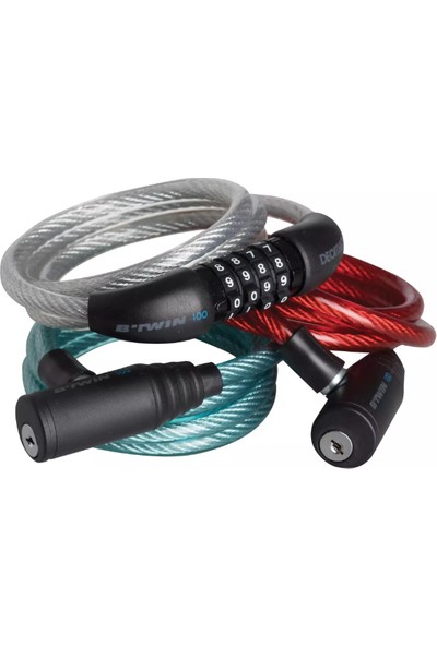 Btwin Bisiklet Kilidi Seti - 3'lü Kilit Btwin Bisiklet Kilidi Seti - 3'lü Kilit