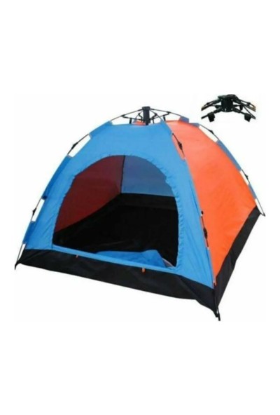 Onetick 6 Kişilik Renkli Dayanıklı Tam Otomatik Kamp Çadırı 220X250X165 Oneoto - 6