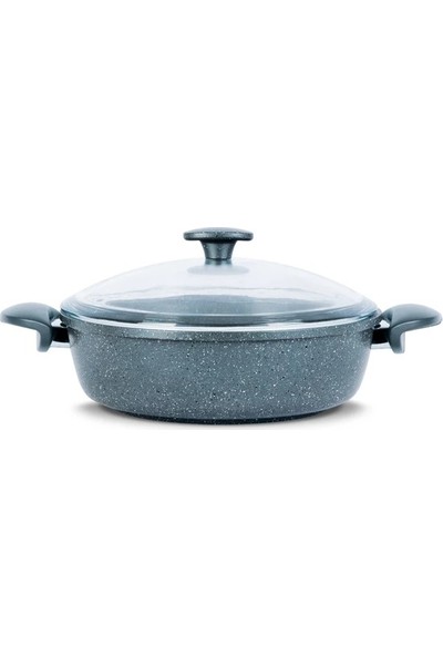 Thermoad Love 24 cm Karnıyarık Tenceresi - Gri Thermoad Love 24 cm Karnıyarık Tenceresi - Gri