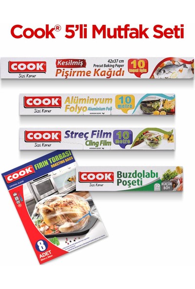 Cook 5'li Mutfak Seti