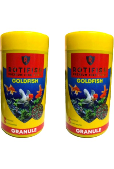 Rotifish Goldfish Japon Balığı Yemi 100 ml/40 gr x 2 Adet Rotifish Goldfish Japon Balığı Yemi 100 ml/40 gr x 2 Adet