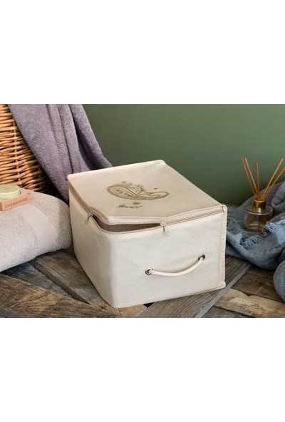 English Home Paisley Hurç 30 x 22 x 18 cm Bej