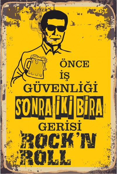 Hayat Poster Önce Iş Güvenliği Sonra Iki Bira Retro Vintage Ahşap Poster Hayat Poster Önce Iş Güvenliği Sonra Iki Bira Retro Vintage Ahşap Poster