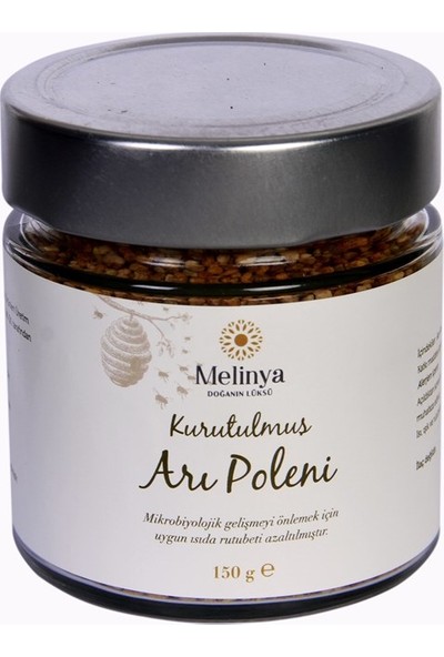 Melinya Arı Poleni Cam Şişe 150 Gr Melinya Arı Poleni Cam Şişe 150 Gr