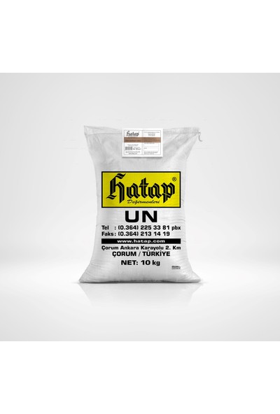 Hatap 10 kg Tam Buğday Unu Fabrikasından Hatap 10 kg Tam Buğday Unu Fabrikasından