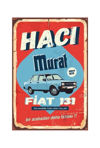 Hayat Poster Hacı Murat 131 Klasik Araba Retro Vintage Ahşap Poster Hayat Poster Hacı Murat 131 Klasik Araba Retro Vintage Ahşap Poster