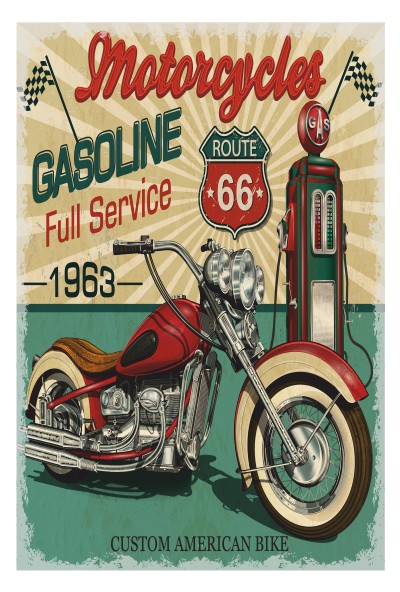 Hayat Poster Retro Motor Retro Vintage Ahşap Poster Hayat Poster Retro Motor Retro Vintage Ahşap Poster