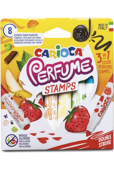 Carioca Kokulu Damgalı Jumbo Keçeli Kalemi 8'li Carioca Kokulu Damgalı Jumbo Keçeli Kalemi 8'li